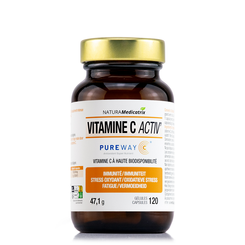 Vitamine C activ' — 120 gélules — NATURAMedicatrix