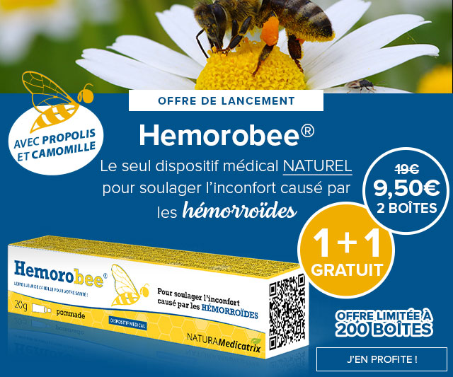 Hemorobee® - Dipositif médical naturel - Pour les hémorroïdes